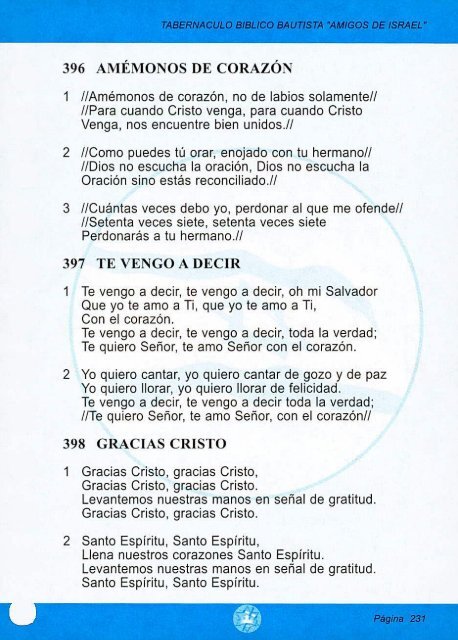 HIMNARIO DE ALABANZA 393