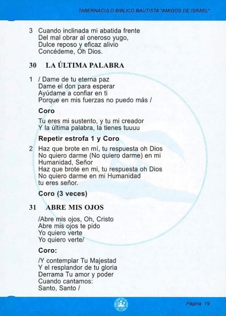 t'-IIMNARIO DE ALABANZA Y