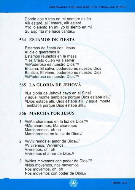 HIMNARJO DE ALABANZA Y vi