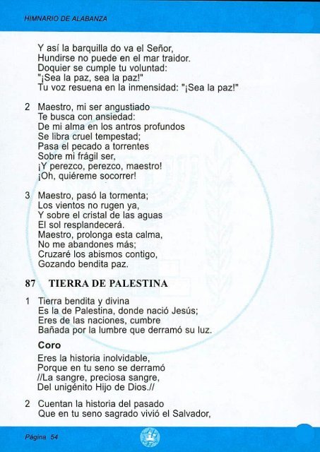 HIMNARIO DE ALABANZA Y as