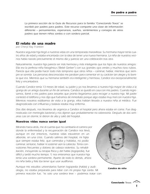 El relato de una madre - The University of Texas at Dallas