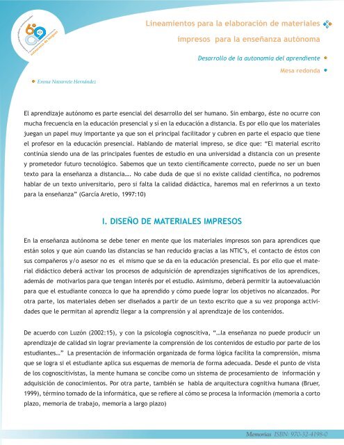 i. diseño de materiales impresos - Centro de Apoyo a la Docencia ...