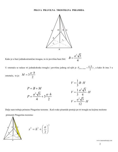 PRAVA PRAVILNA TROSTRANA