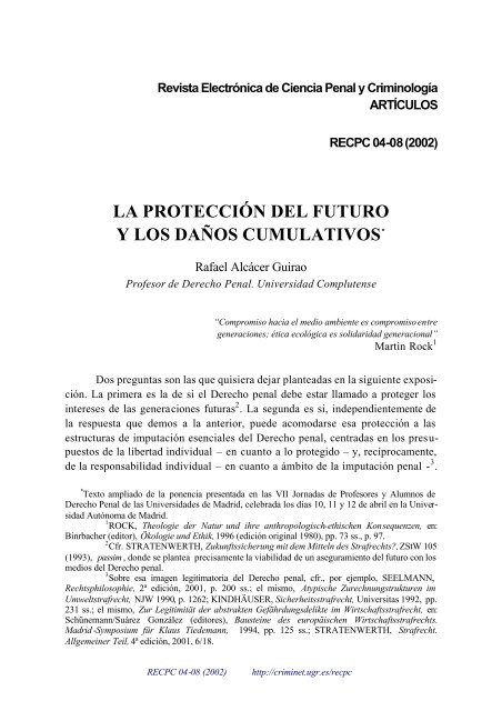 puede descargar este artículo en formato PDF - Criminet