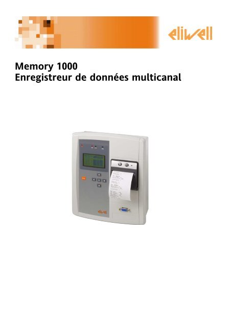 Memory 1000 Enregistreur de données multicanal - Eliwell France