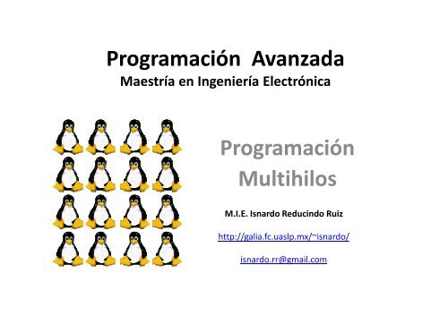 Programación Avanzada Programación Multihilos