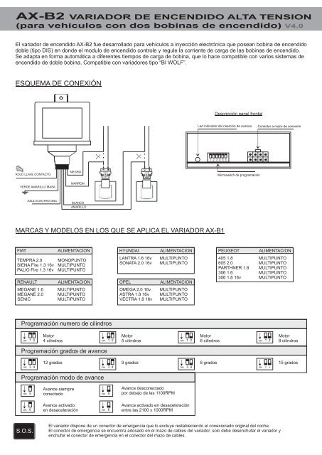 Manual B2 V4.0 - Axis GNC