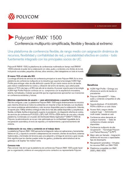 Polycom® RMX® 1500