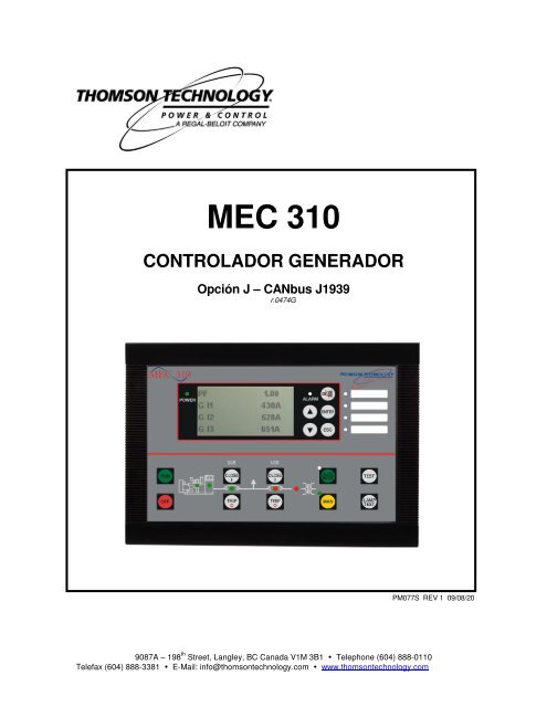 MEC 310 - Thomson Technology
