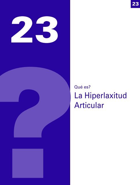 La Hiperlaxitud Articular