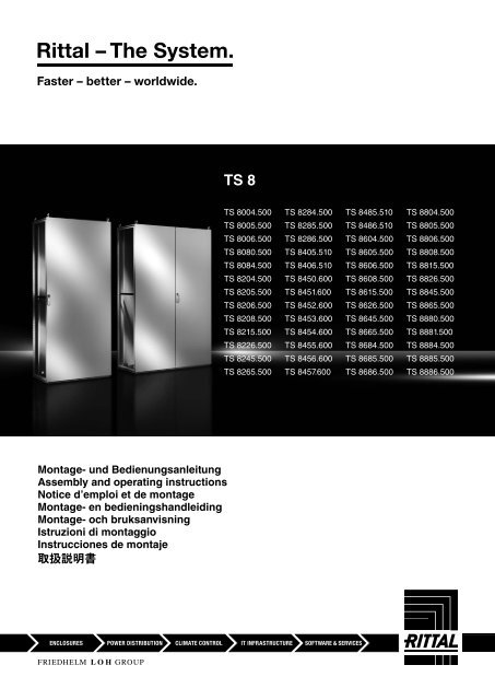 TS 8 Montageanleitung - Rittal