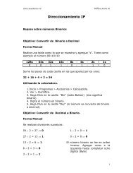 Direccionamiento IP y subredes. Ejercicios resueltos