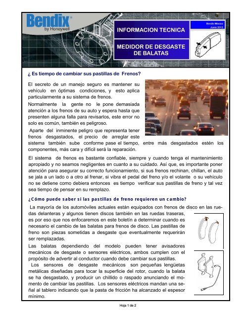 Medidor de espesor de balatas