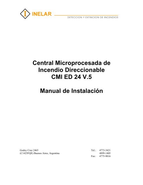 Central Microprocesada de - Inelar SRL