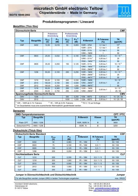 microtech Gmbh electronic Teltow
