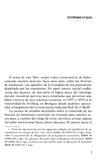INTRODUCCION El tema de este libro surgió como ... - InterClassica