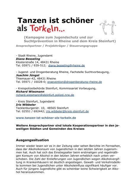 Tanzen ist schöner als Torkeln - Rheine