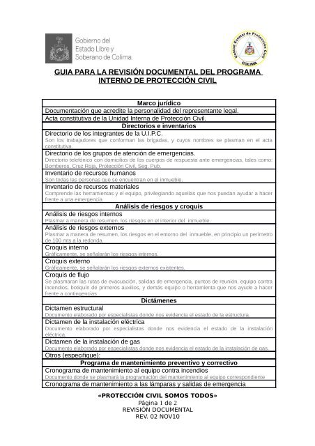 Guia para la revisión documental - Miempresa