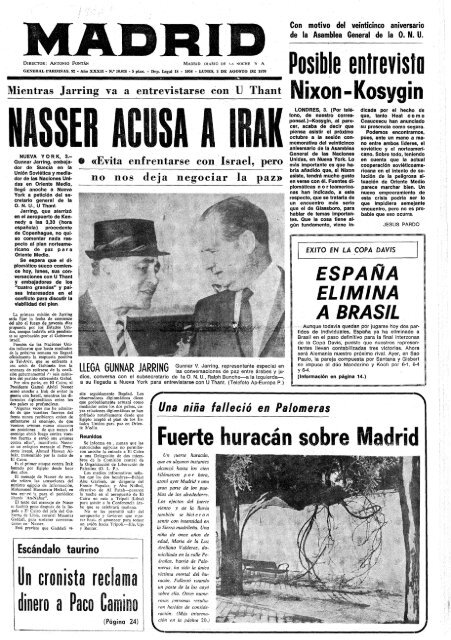 Madrid 19700803 - Home. Fundación Diario Madrid