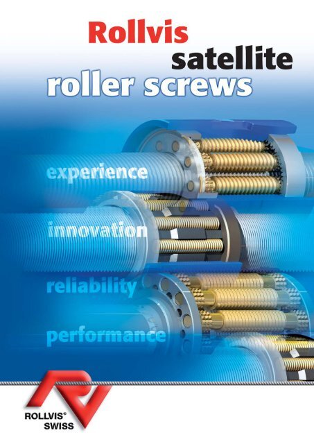 xp. Plaq-RollvisAN-2007 - ROLLVIS SWISS, Vis à rouleaux satellites