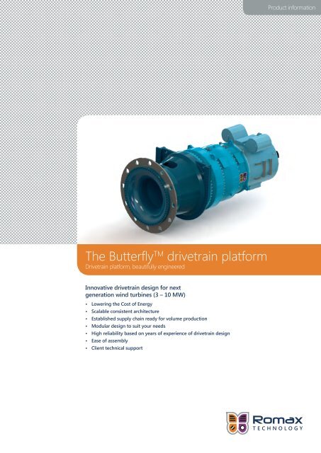 Butterfly drivetrain platform - Romax Technology