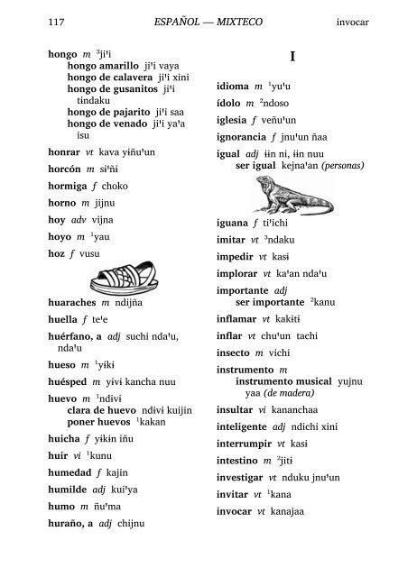 haba ESPAÑOL — MIXTECO