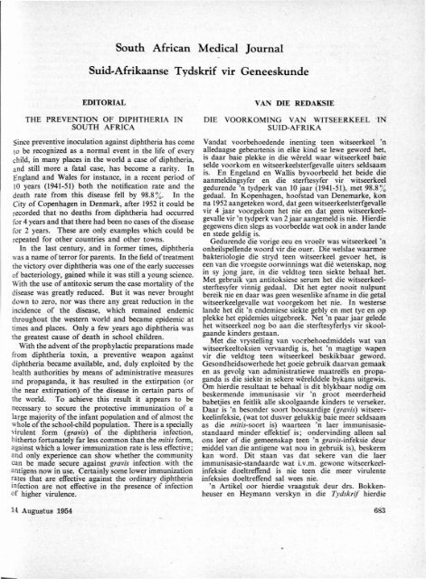 South African Medical Journal Suid..Afrikaanse Tydskrif vir ...