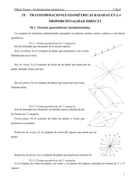 19. TRANSFORMACIONES GEOMÉTRICAS BASADAS EN LA ...