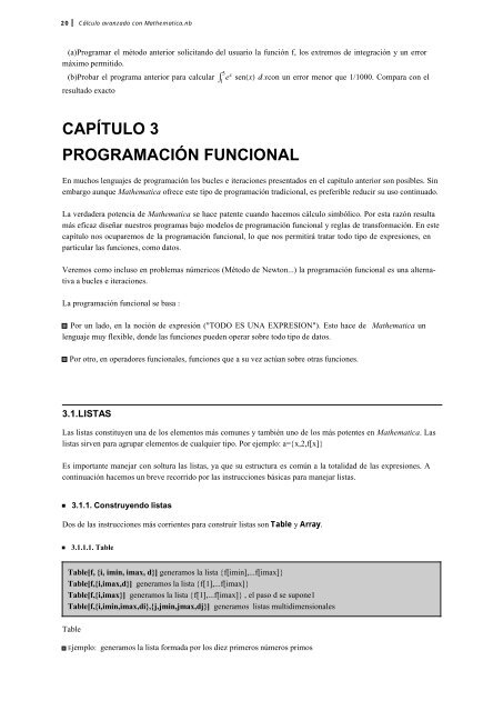 CAPÍTULO 3 PROGRAMACIÓN FUNCIONAL