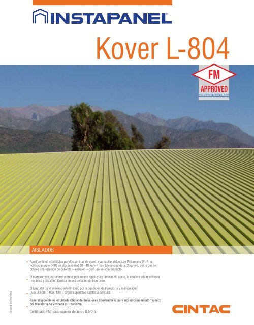 Kover L-804 - Cintac