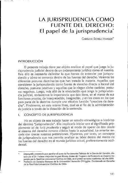 La Jurisprudencia Como Fuente Del Derecho El Papel
