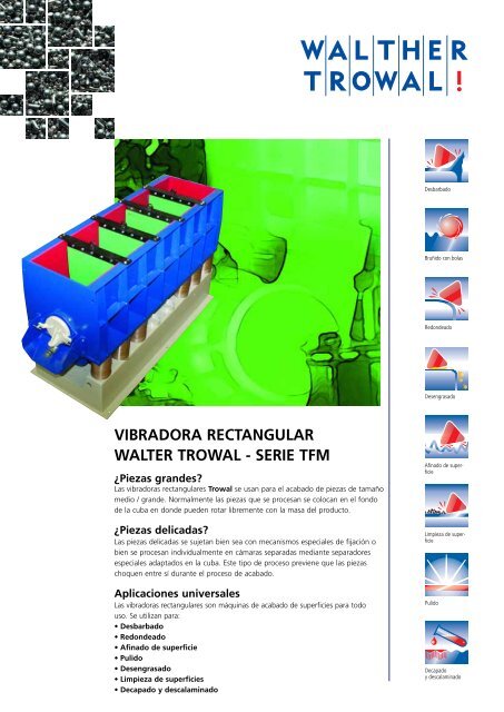 Vibradora TFM - Walther Trowal
