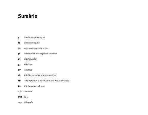 Leia o sumário e as primeiras páginas deste livro ... - Grupo Summus