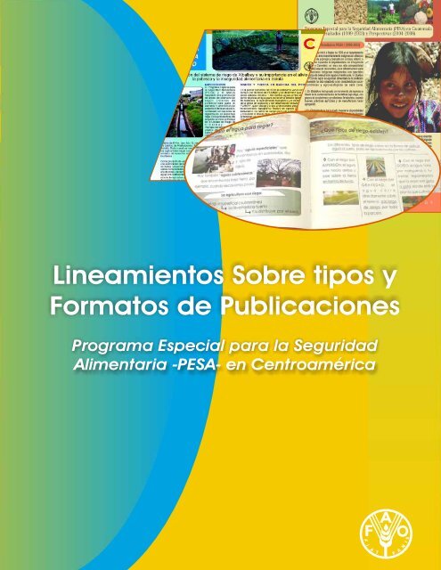 Lineamientos Sobre tipos y Formatos de Publicaciones - PESA ...