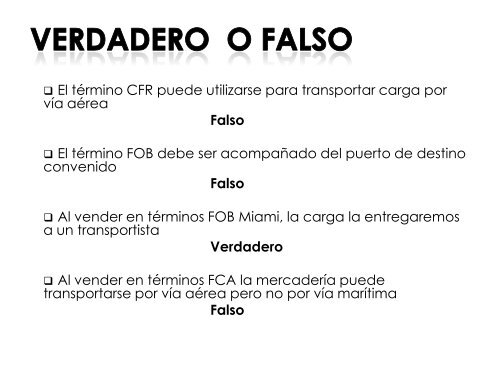 El término CFR puede uti