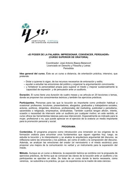 IMPRESIONAR, CONVENCER, PERSUADIR