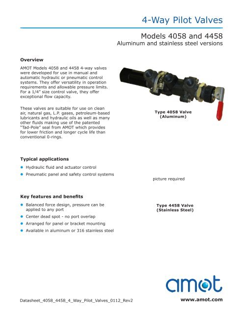 Operation (manual or automatic) - Amot