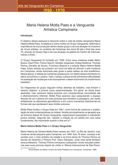 Relatório Final - Unicamp