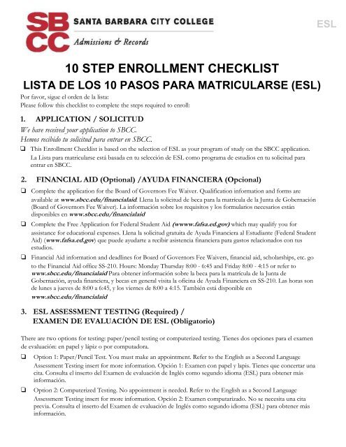 Santa Barbara City College Enrollment