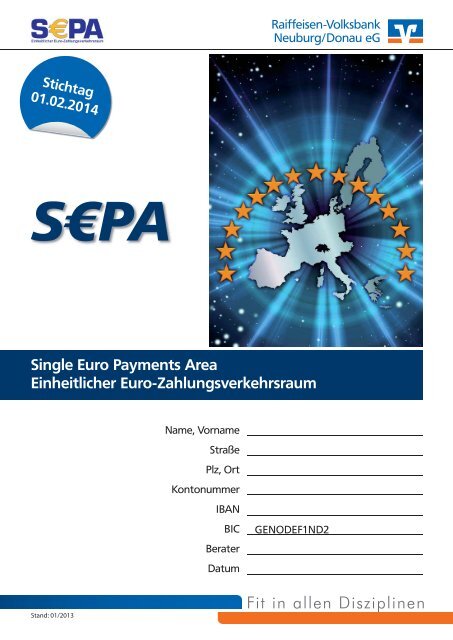 SEPA Checkliste1.ai - Raiffeisen-Volksbank Neuburg/Donau eG