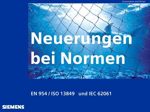 EN 954/ISO 13849 und IEC 62061 (PDF)