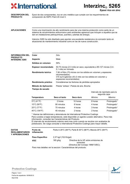 Interzinc® 5265 - International Paint