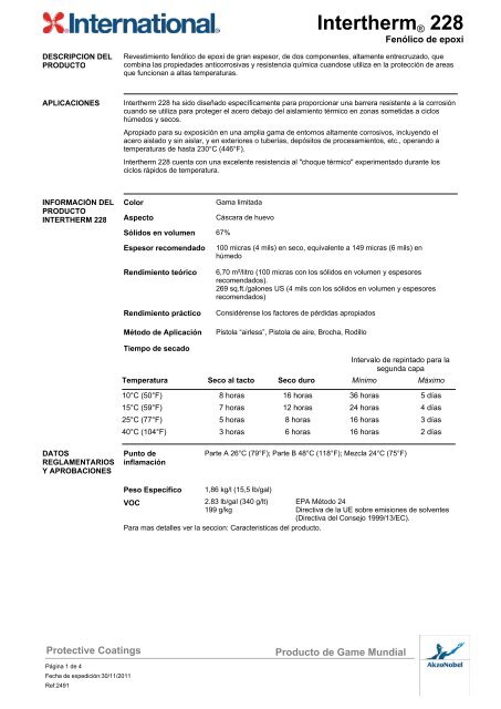 Intertherm® 228 - International Paint