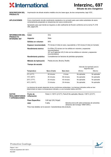 Interzinc® 697 - International Paint