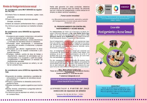 Tríptico - Semarnat