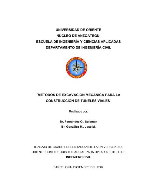 UNIVERSIDAD DE ORIENTE - Ri.bib.udo.edu.ve - Universidad de ...