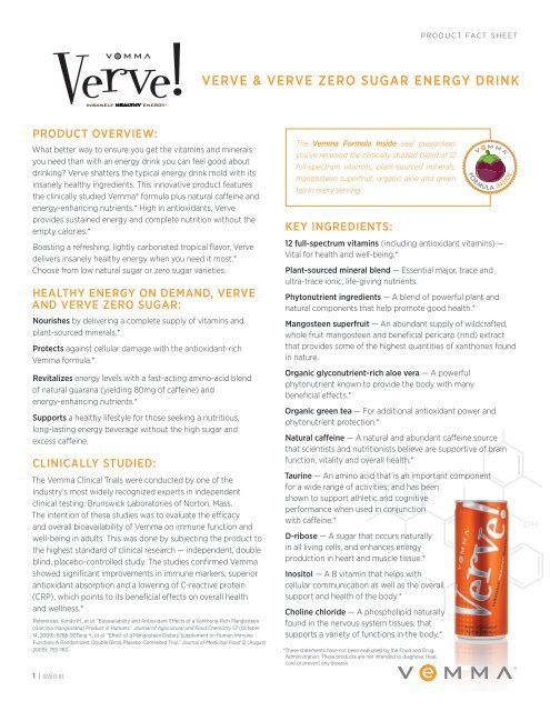 verve-us-product-fact-sheet