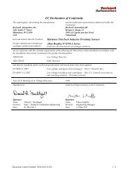 EC Declaration of Conformity - Rockwell Automation