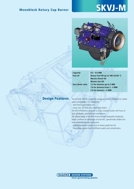 Monoblock Rotary Cup Burner SKVJ-M 06_PB_SKVJ ... - Saacke.com