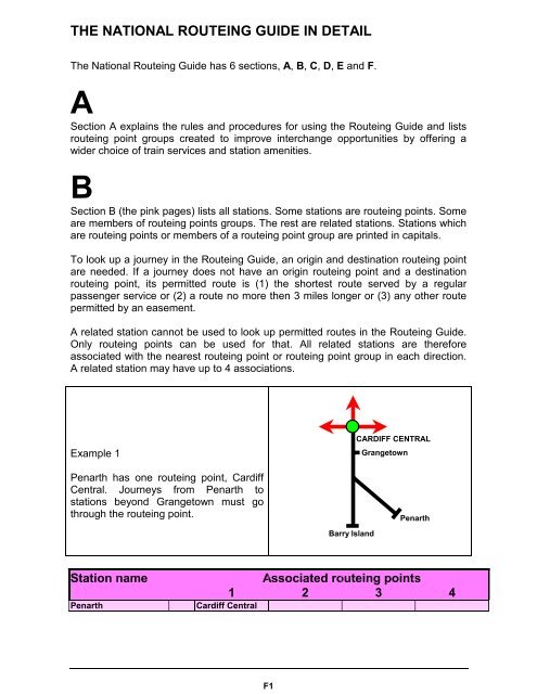 THE NATIONAL ROUTEING GUIDE IN DETAIL - Atoc